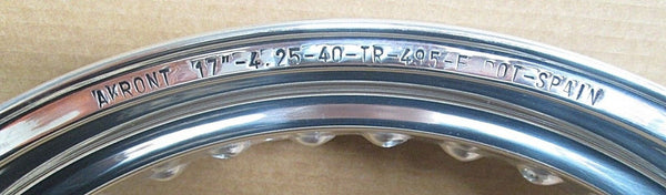 New Harley Davidson & Custom Akront 17x4.25 Rear - WoodysWheelWorks